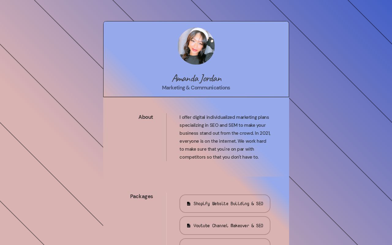 Amanda Jordan Marketing